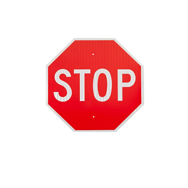 12 Inch Stop Sign | High-Visibility Road Safety Signage – Olanzu