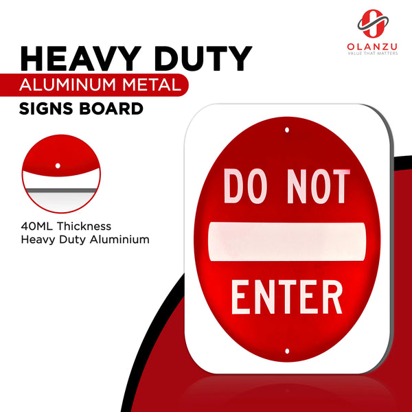 Shop Do Not Enter Road Signs, Round do not Enter Sign Door Sign – Olanzu